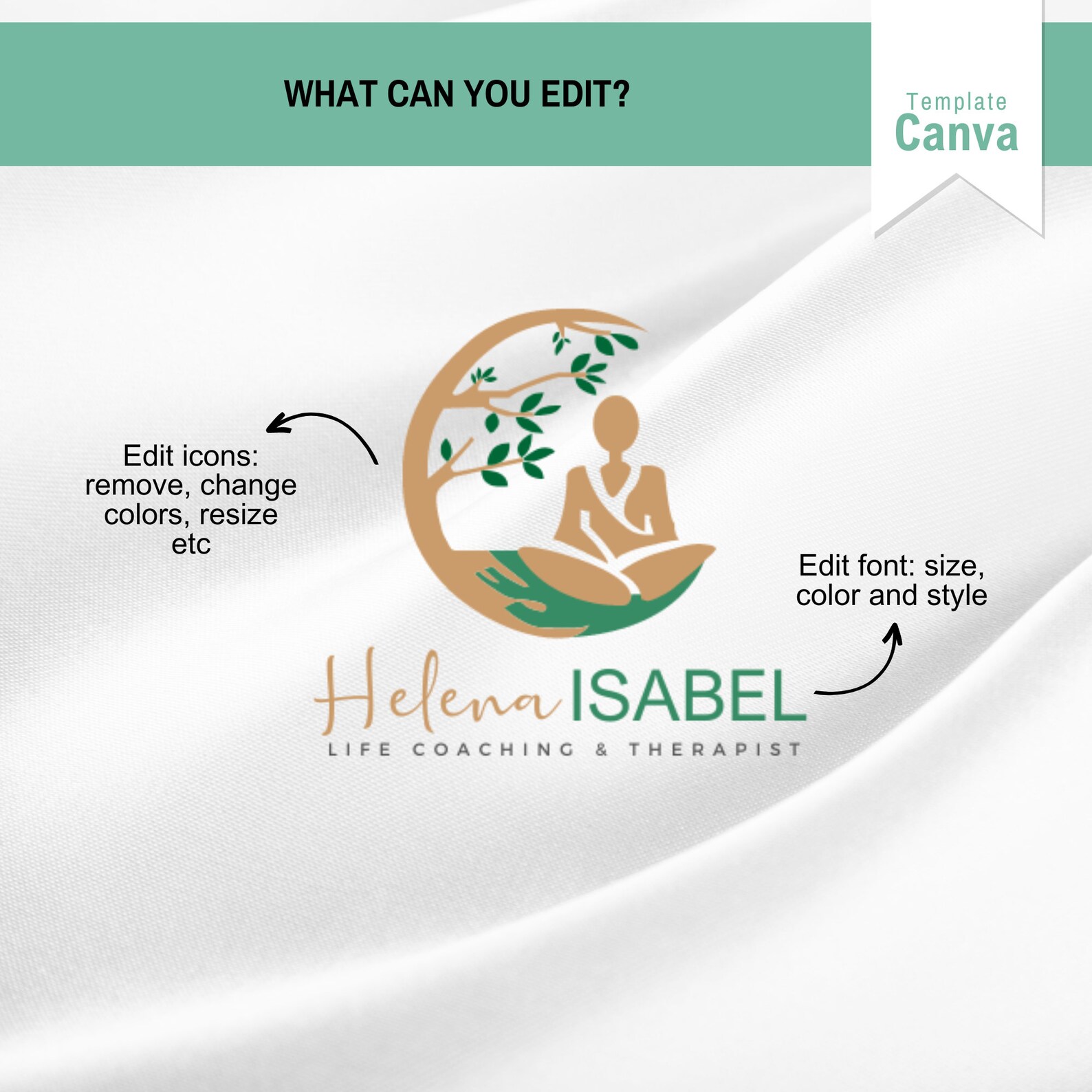 Life Coaching Logo, Wellness Logo, Spiritual Logo, Yoga Logo ...