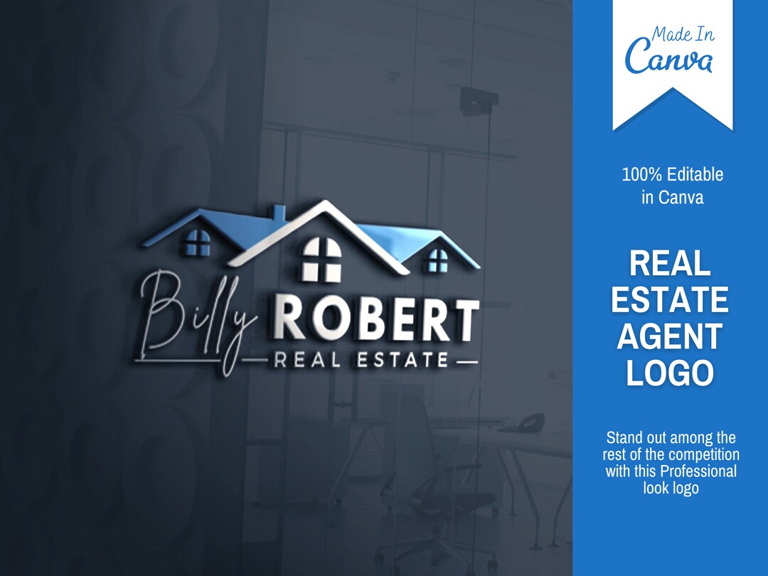 Real Estate Logo Template, Realtor Logo Design, Real Estate Logo, Logo ...