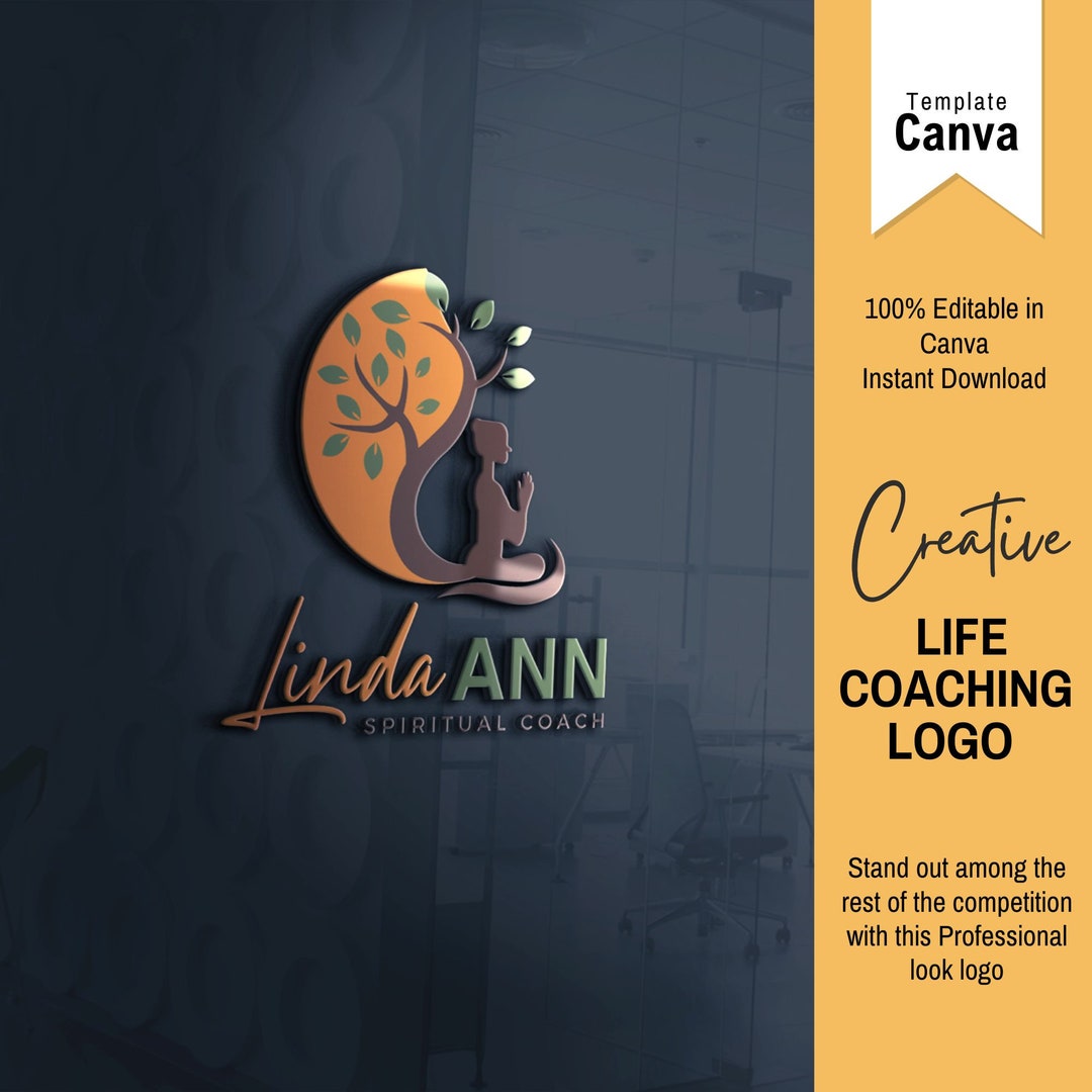 Life Coaching Logo, Spiritual Logo, Yoga Logo, Meditation Logo ...