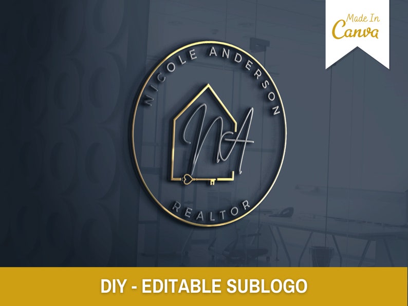Real Estate Logo Realtor Logo Editable Logo Realtor - Etsy