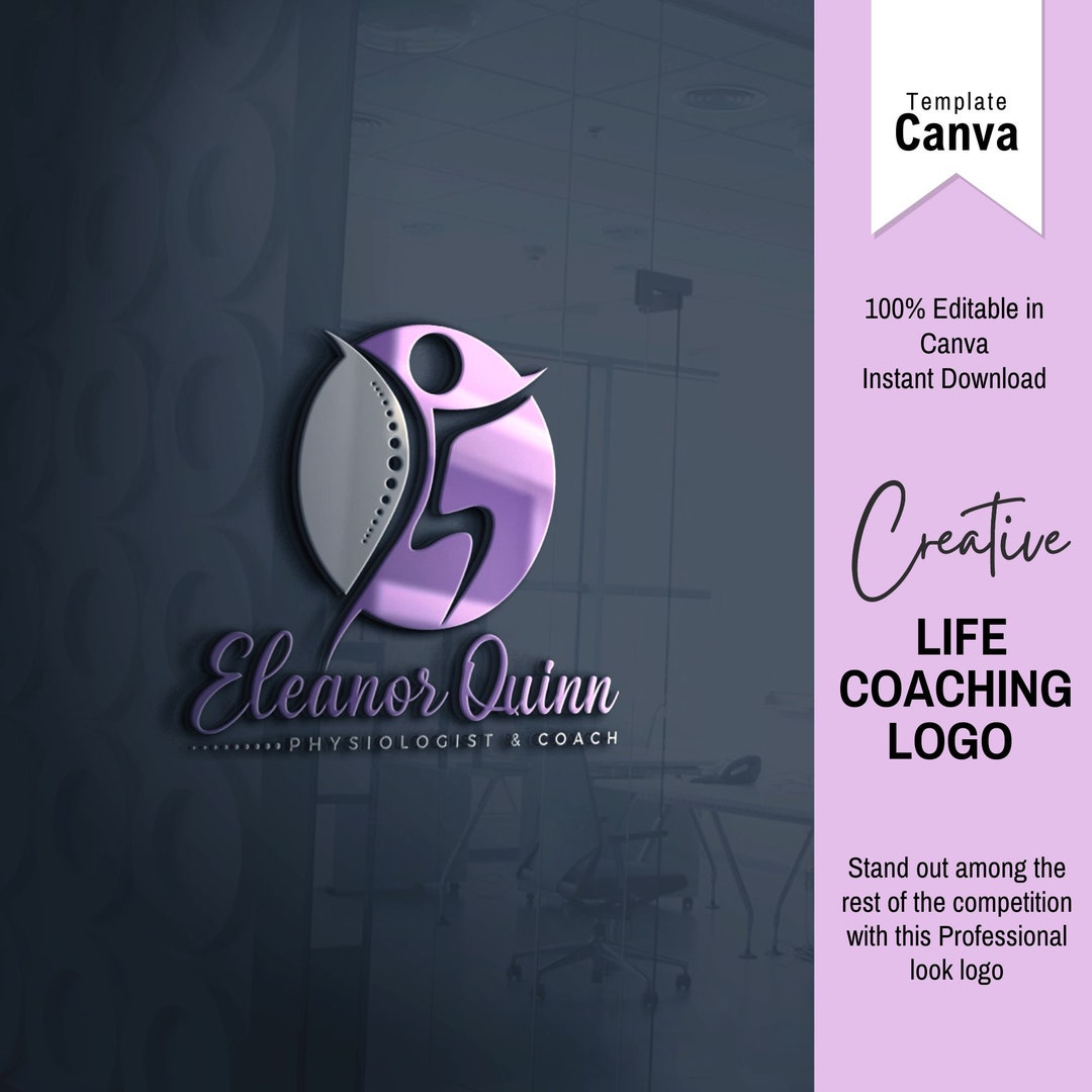 Life Coaching Logo, Health Logo Template, Holistic Logo, Physiology ...