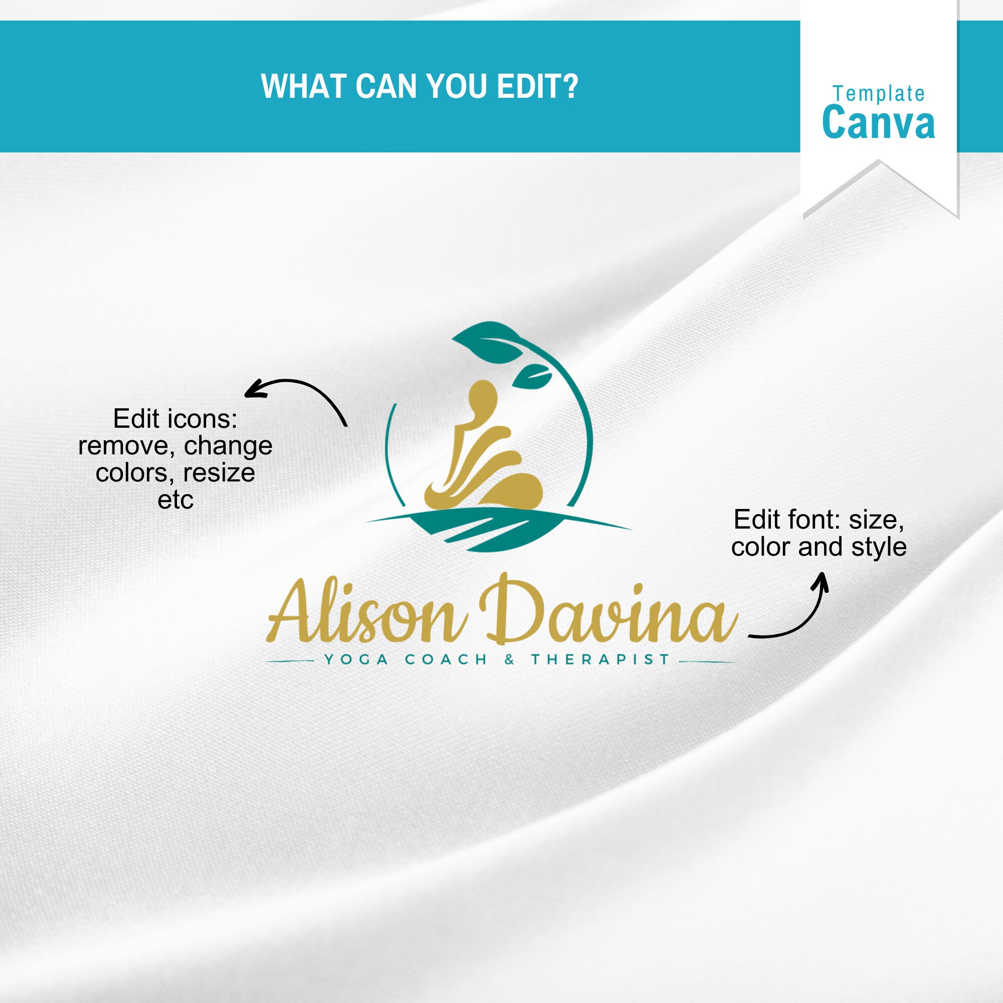 Life Coaching Logo, Meditation Logo, Spiritual Logo, Yoga Logo Design ...