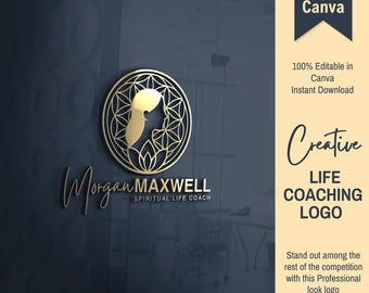 Spiritual Life Coach, Healing Logo, Life Coach, Therapist Logo ...