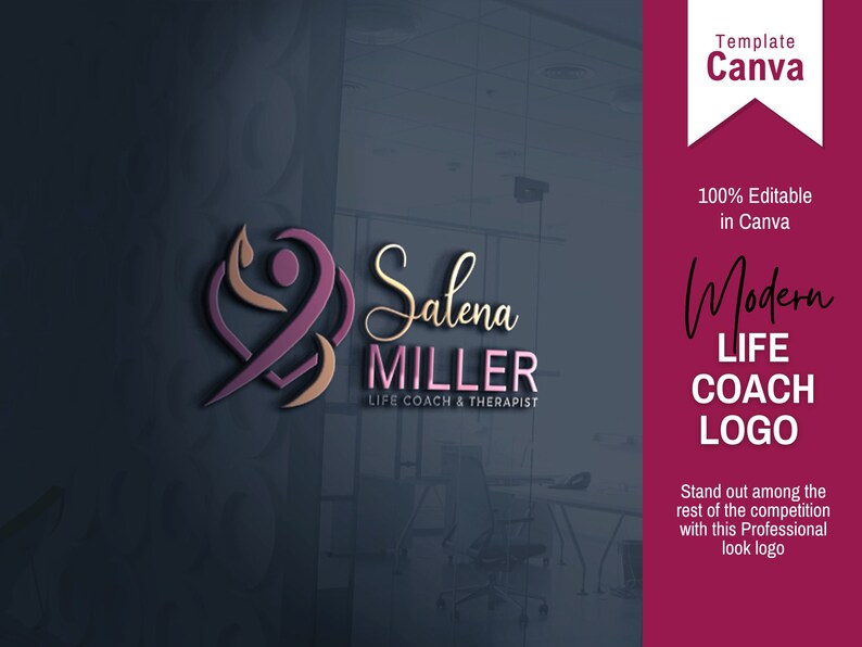 Life Coaching Logo Life Coach Logo DIY Therapist Logo - Etsy