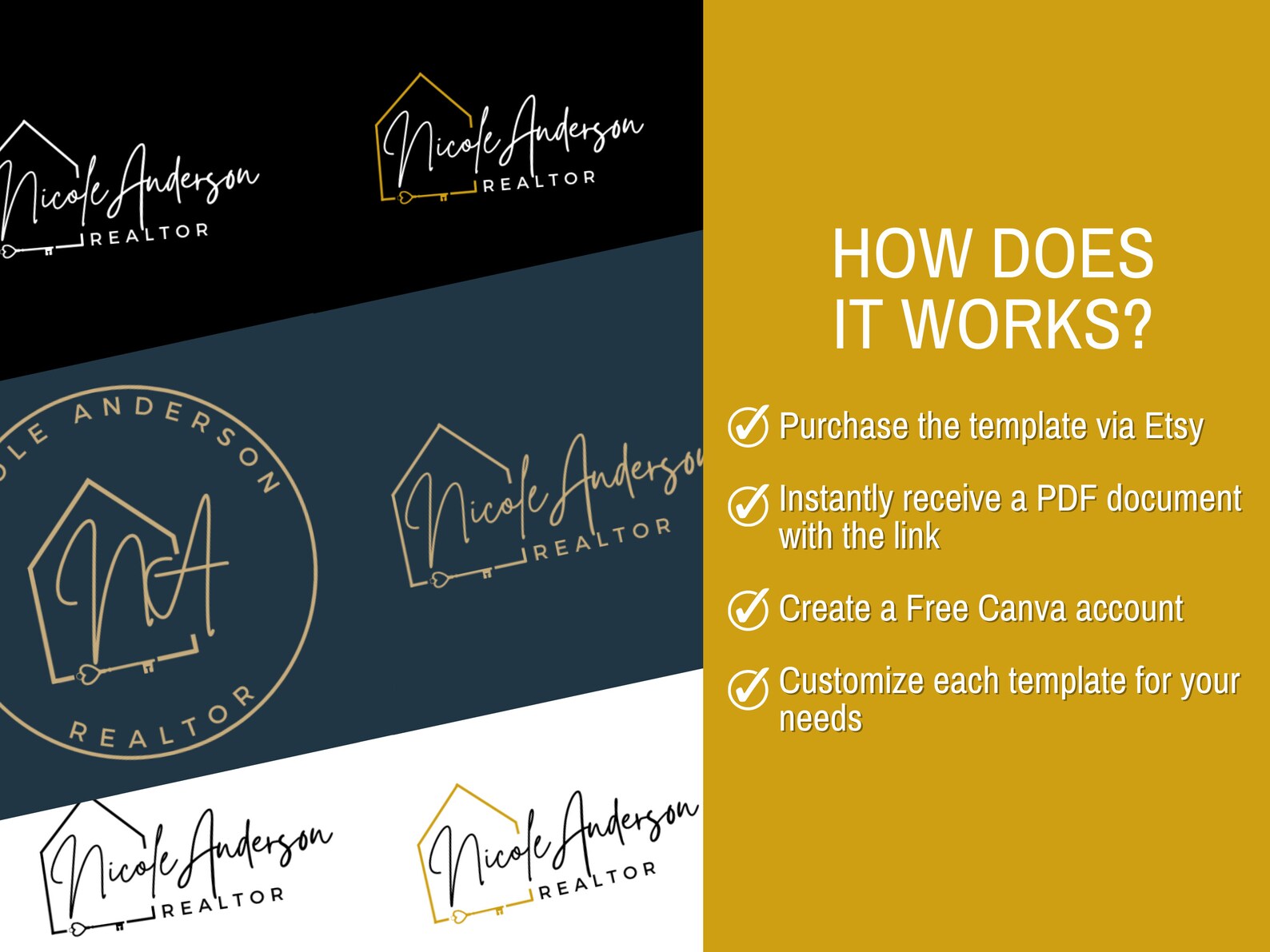 Real Estate Logo Realtor Logo Editable Logo Realtor - Etsy