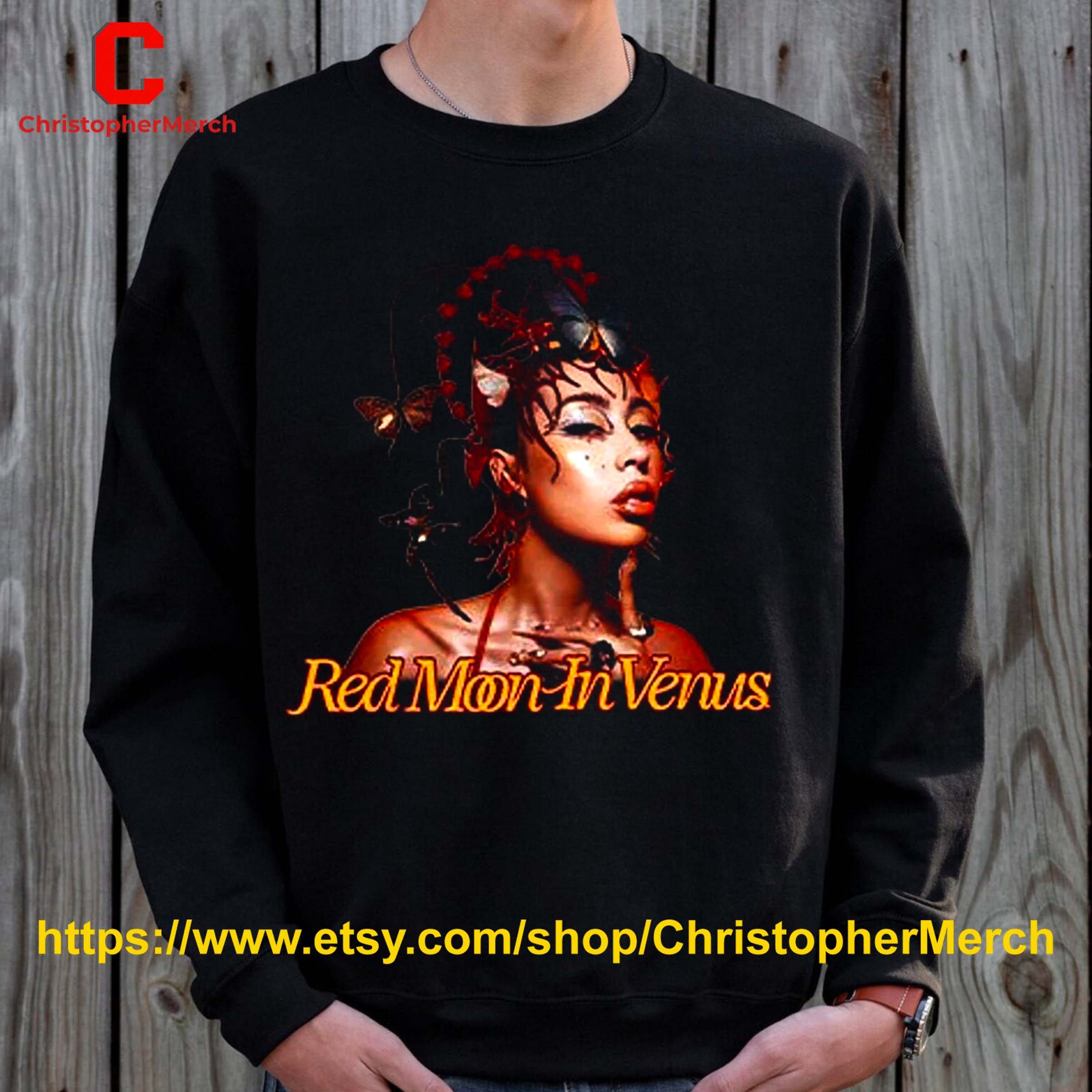 Red Moon In Venus Tour 2023 Printed 2 Slides Unisex