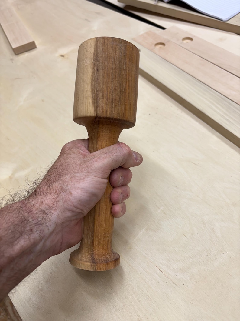 Hand Turned Oak Wood Carving Mallet: Woodworking Tool - Etsy