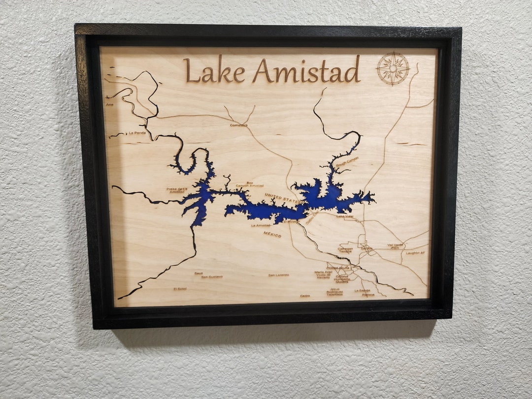 Lake House Decor, Map Wall Art, Topographical Map, Lake Map, Lake Decor ...
