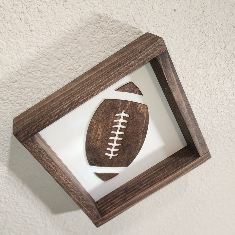 3d Football Sign, Sports Theme Room Decor, Multiple Sizes - Etsy