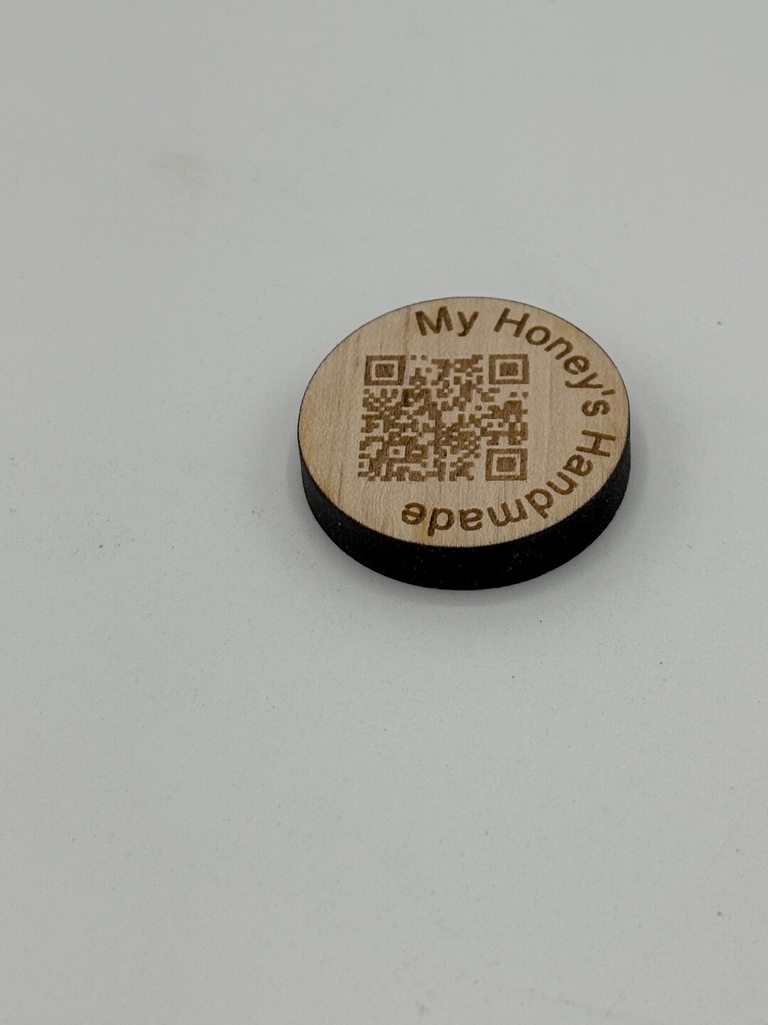 QR Code, QR Code Wooden, QR Code Wood, Wooden Qr Code Social Media - Etsy