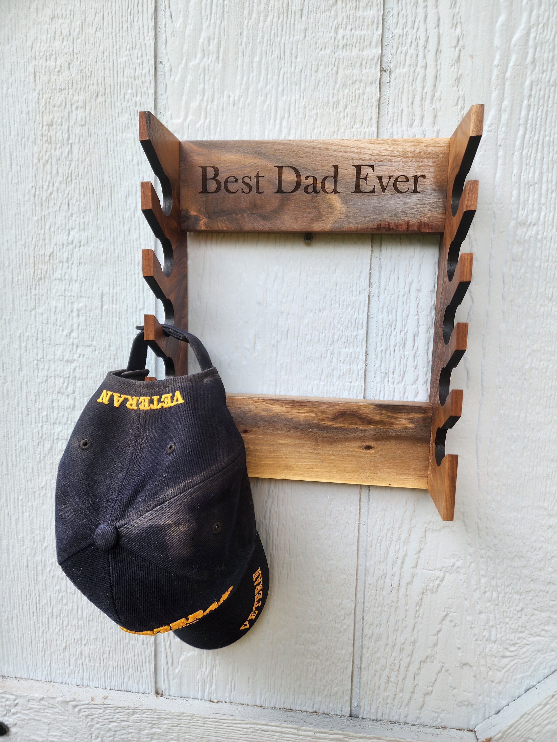 Custom Wood Hat Rack, Hat Display Shelf, Handmade Hat Hanging Rack ...
