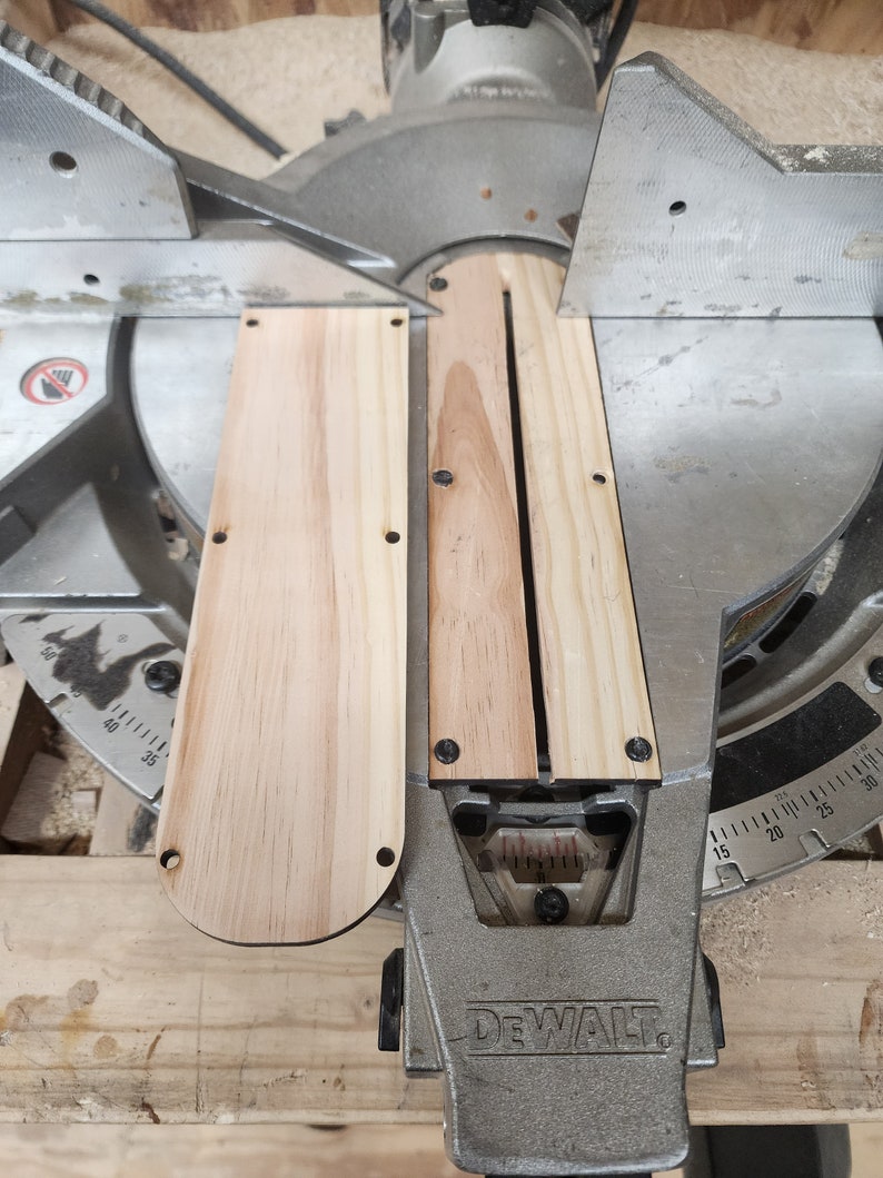 Dewalt DW715 Miter Saw Zero Clearance Insert 2 Pack - Woodworking DW703 ...