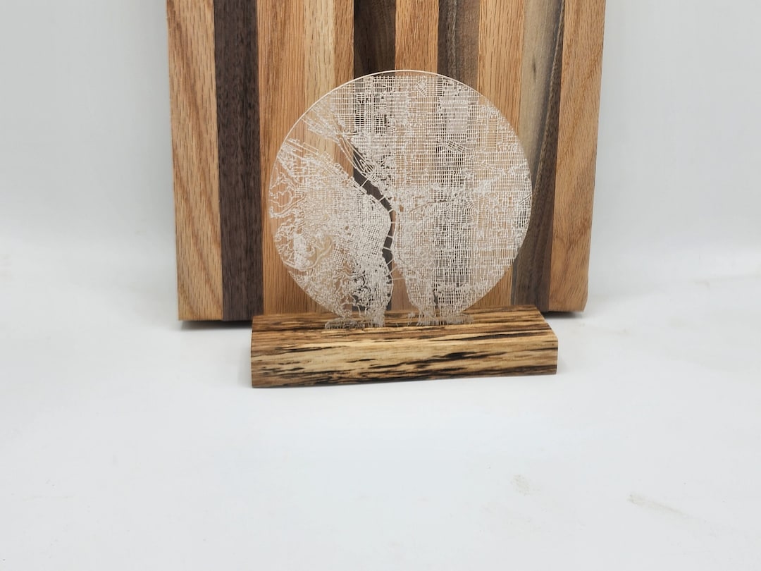 Portland Map, Acrylic Map - Etsy