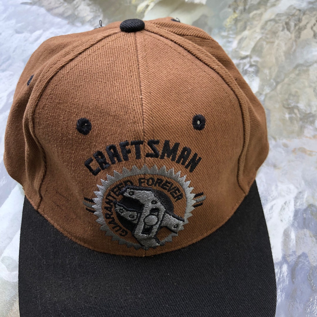Vintage Craftsman’s Brown Baseball Hat - Etsy