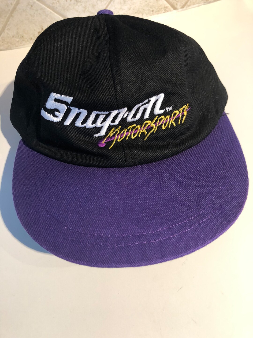 Black & Purple Snap-on Motorsports Baseball Hat - Etsy