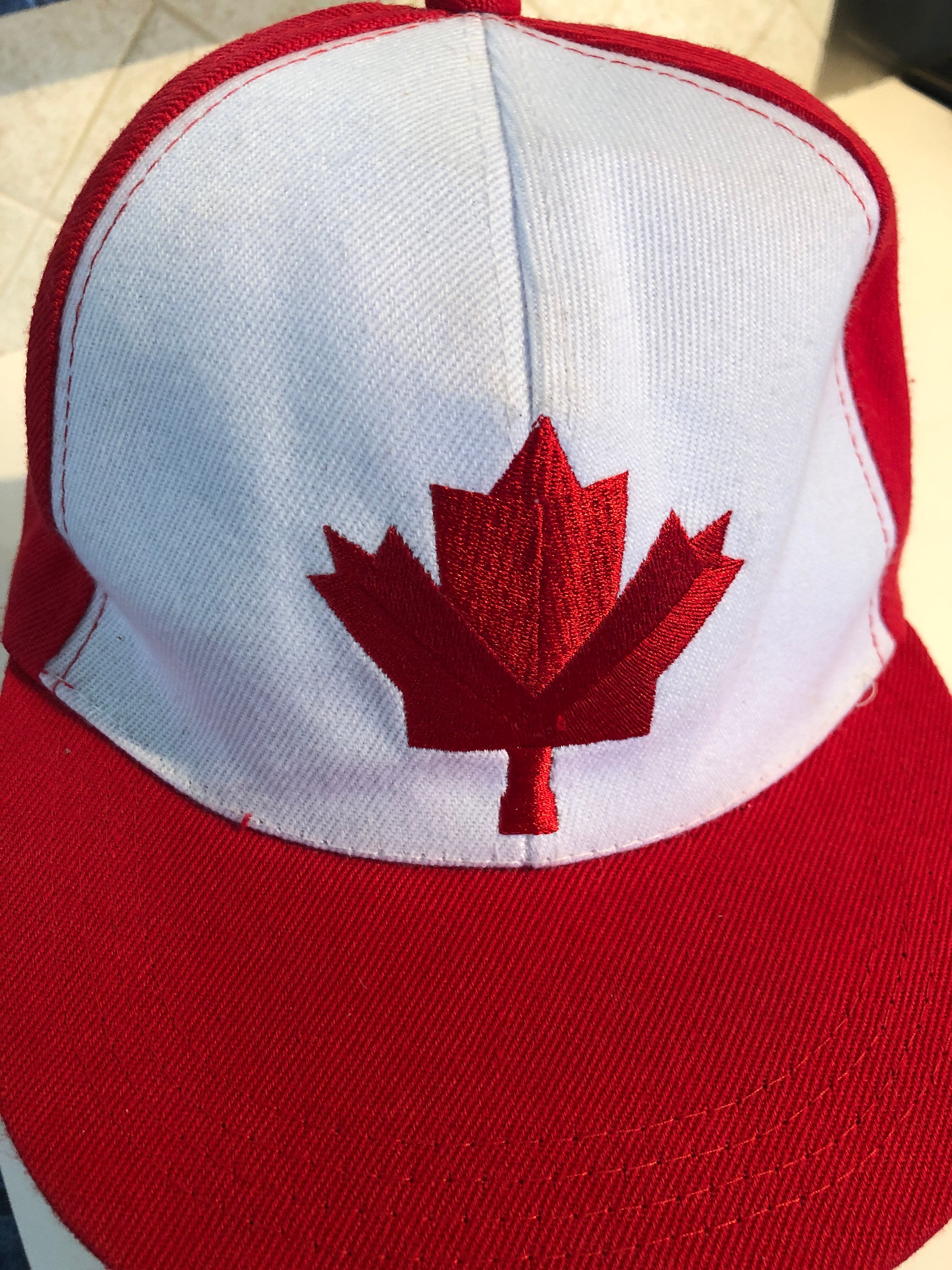 Canada Red and White Baseball Hat - Etsy