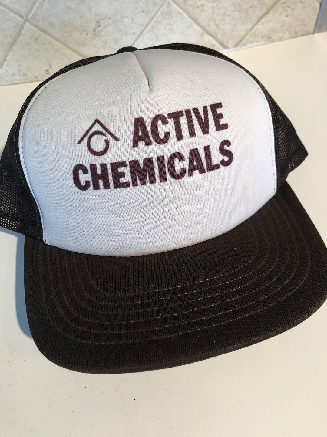Active Chemicals Brown Trucker Hat - Etsy