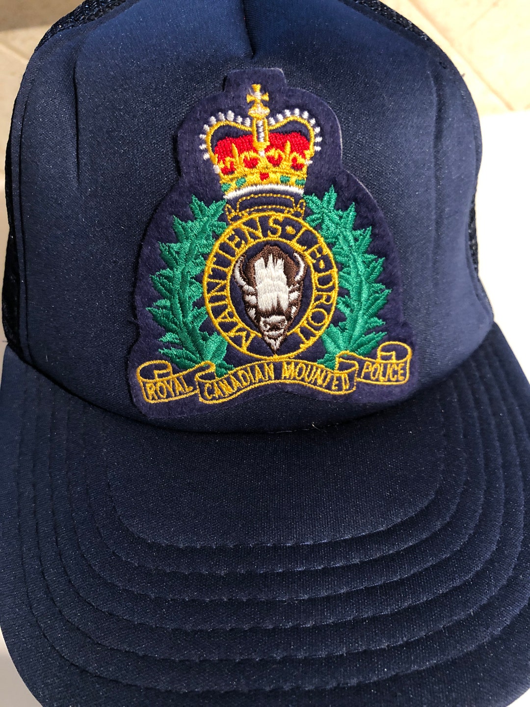 Royal Canadian Mounted Police Navy Trucker Hat - Etsy