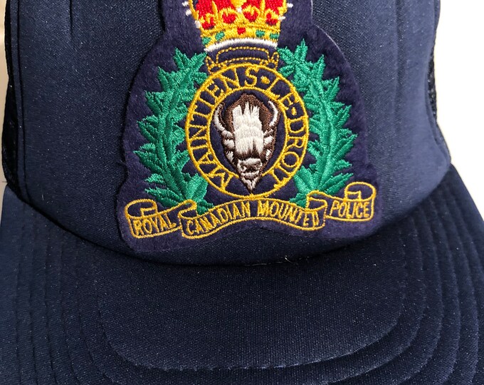 Royal Canadian Mounted Police Navy Trucker Hat - Etsy