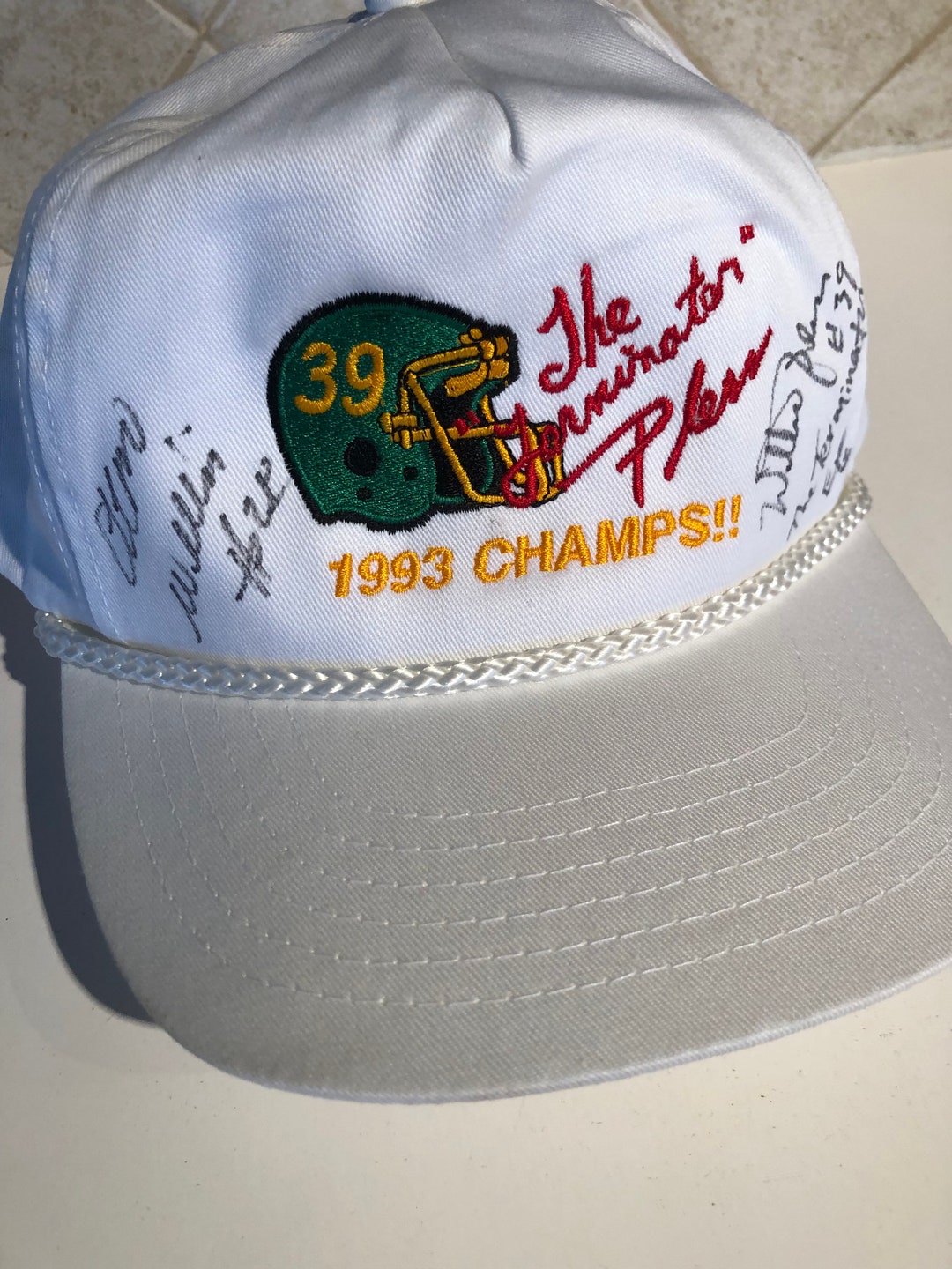 Signed 1993 Willie Pless Edmonton Eskimos CFL Baseball Hat - Etsy