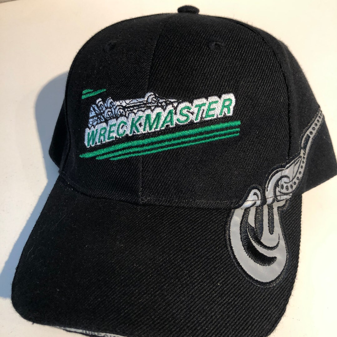 Wreckmaster Black and Green Baseball Hat - Etsy