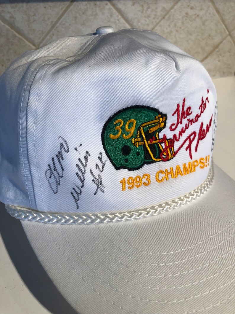 Signed 1993 Willie Pless Edmonton Eskimos CFL Baseball Hat - Etsy