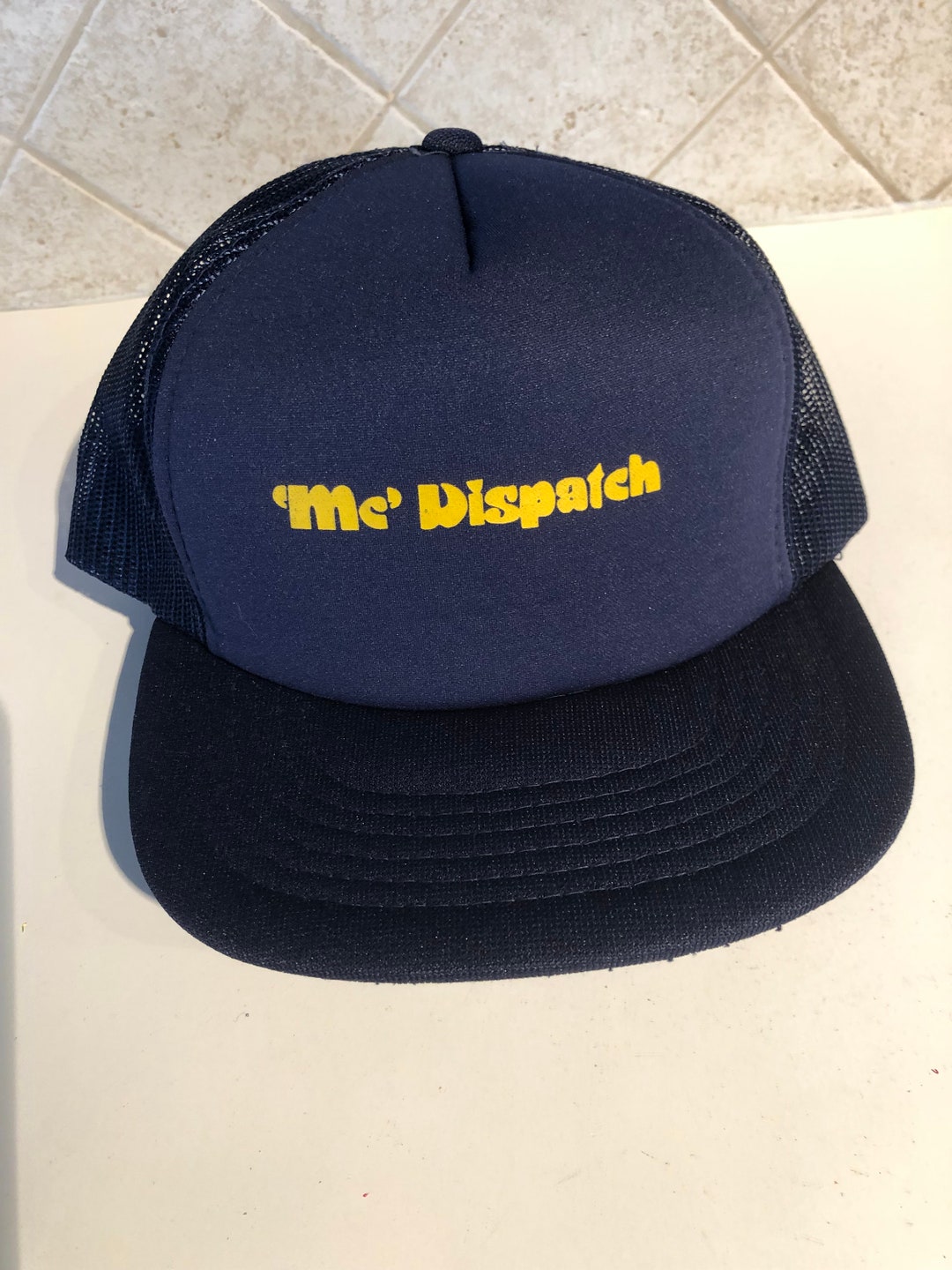 Mc Dispatch Blue Trucker Hat - Etsy