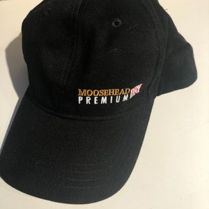 Vintage Moosehead Premium Dry Black Baseball Hat - Etsy