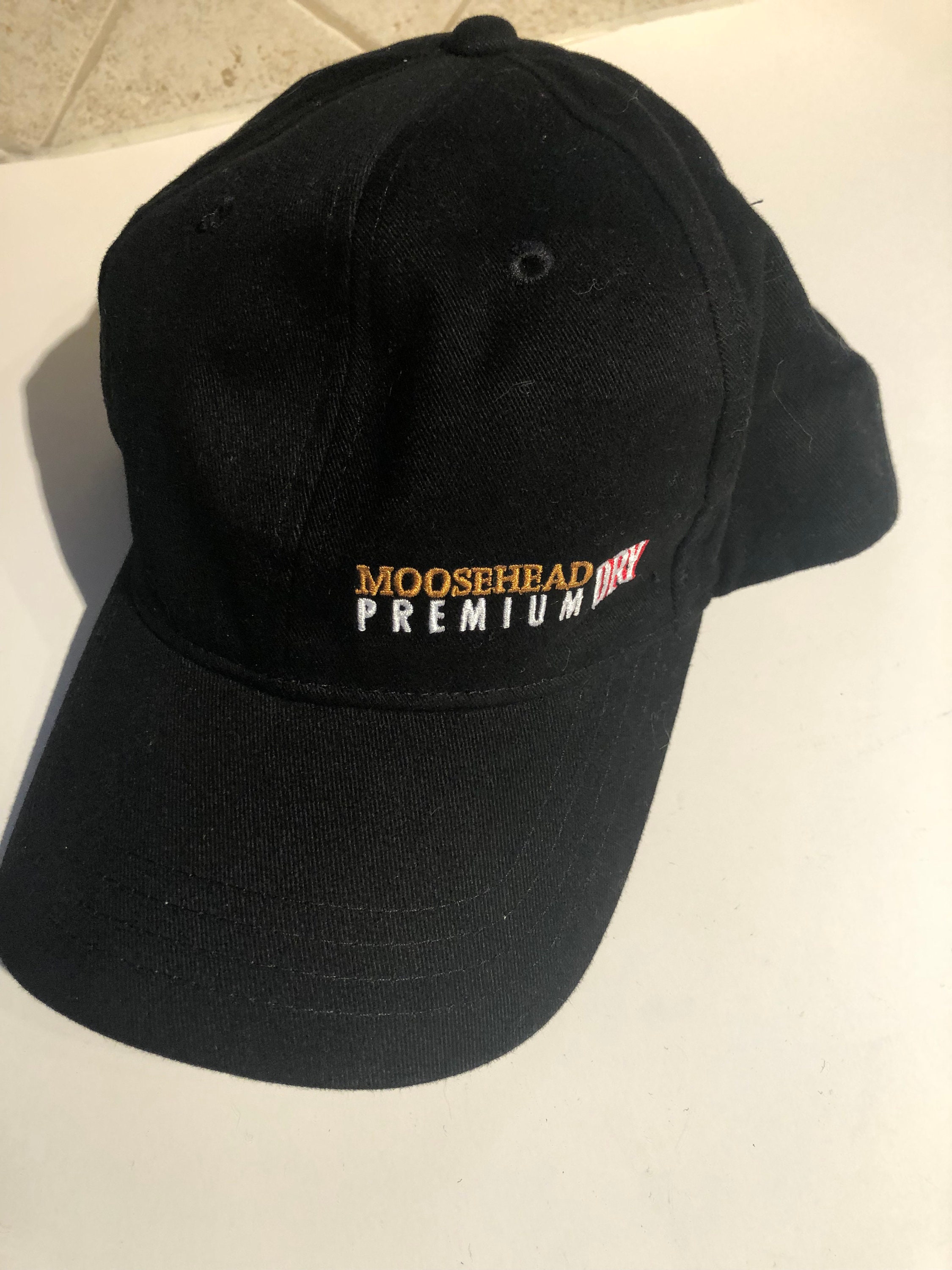 Vintage Moosehead Premium Dry Black Baseball Hat - Etsy