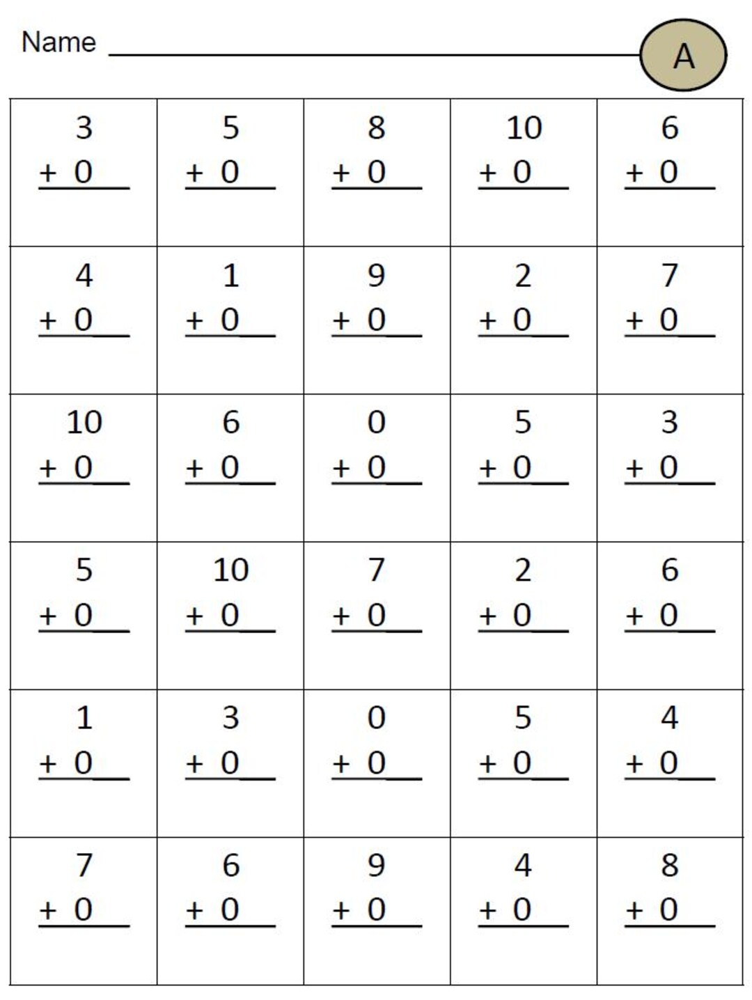25 Sheets of Addition and Subtraction (30 Math Problems per Page) - Etsy