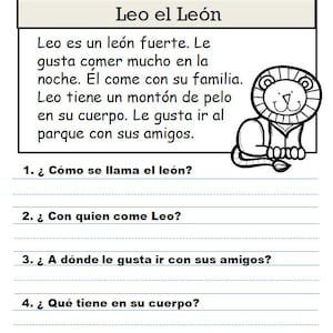 20 Cuentos De Comprensión (respuesta Corta) - 20 Spanish Reading ...