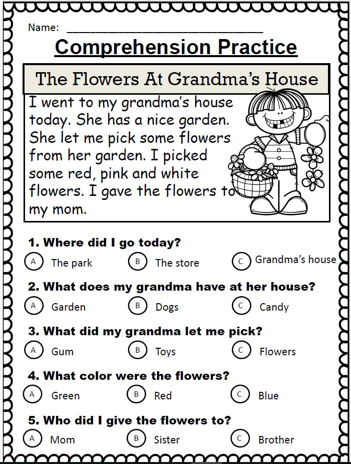 10 "spring" Comprehension Stories for Kids (multiple Choice) - Etsy
