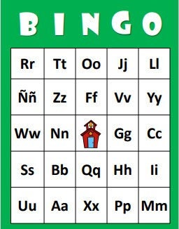 Spanish Alphabet Bingo - Abecedario Bingo - Letter Recognition - Etsy