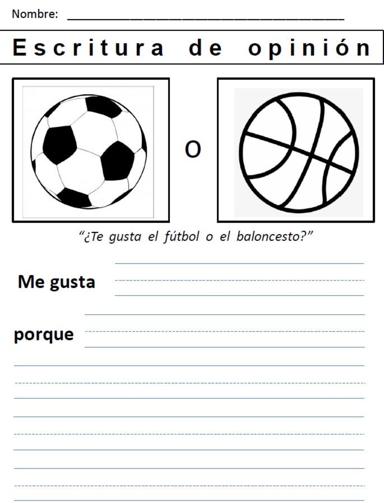 10 Escrituras De Opinion - Opinion Writing in Spanish - Etsy