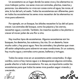 Que Son Los Ecosistemas? - What Are Ecosystems? in Spanish - Etsy
