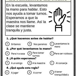 5 Cuentos Sobre Las Reglas De La Escuela - Spanish Stories for School ...