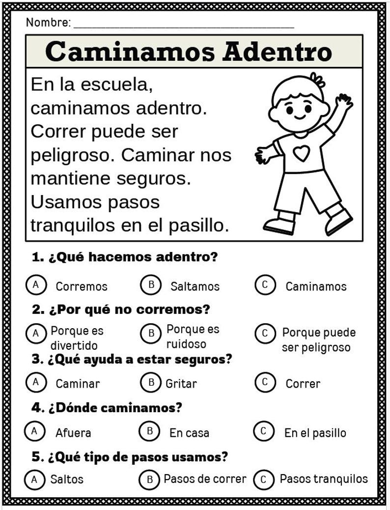 5 Cuentos Sobre Las Reglas De La Escuela - Spanish Stories for School ...