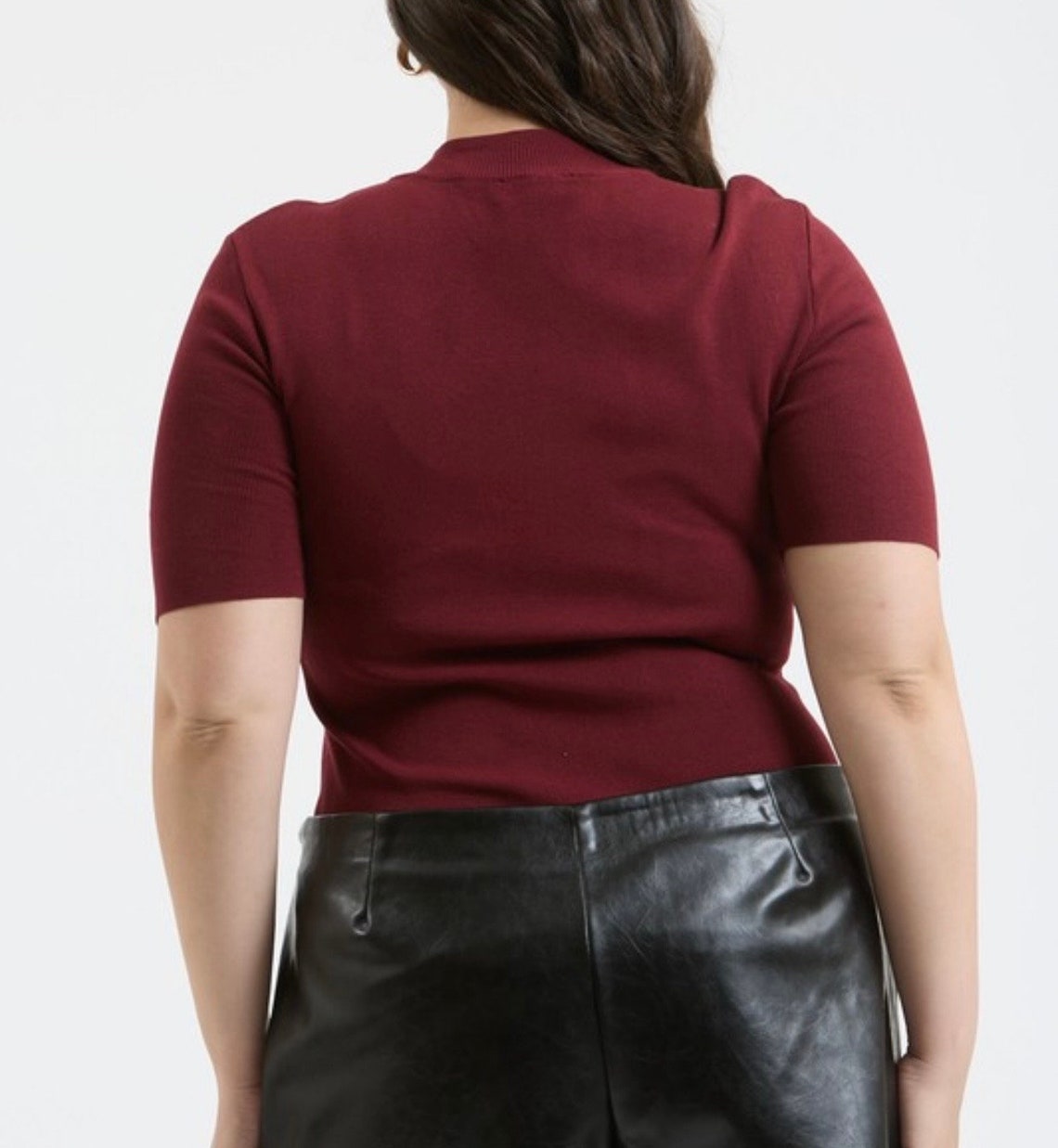 Oxblood | Famous Sweater Top - Etsy