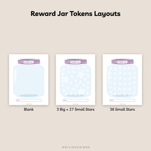 Star Reward Jar Printable Behavior Chart for Students Classroom Reward ...