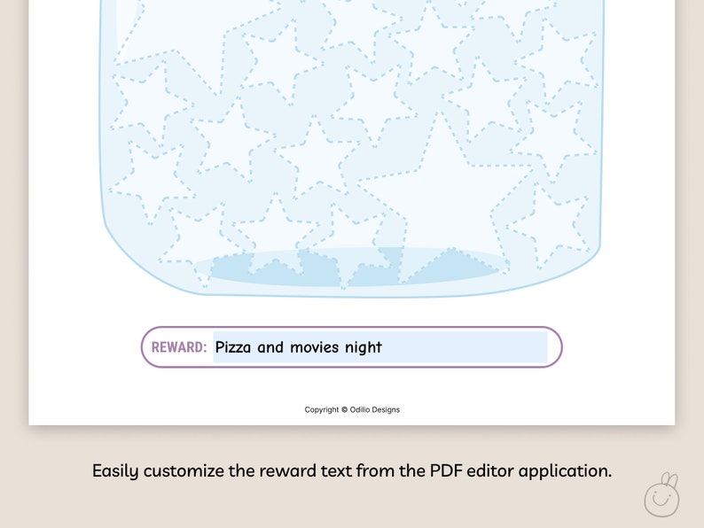 Star Reward Jar Printable Behavior Chart for Students - Etsy