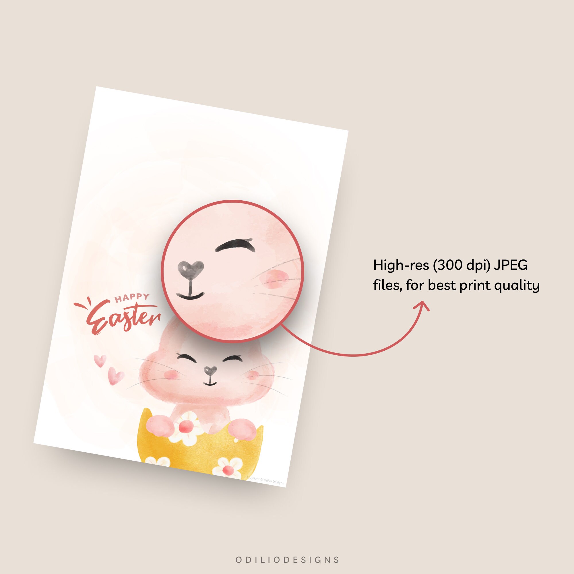 Happy Easter Bunny Footprint Art Craft for Toddler Foot Print Printable ...