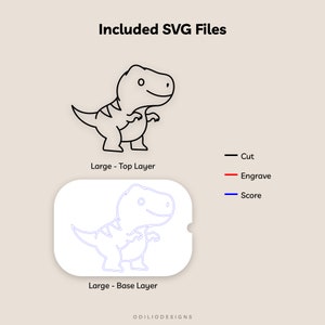 T-rex Dinosaur Puzzle Fillable Flisat Insert Trofast Lid SVG Laser Cut ...