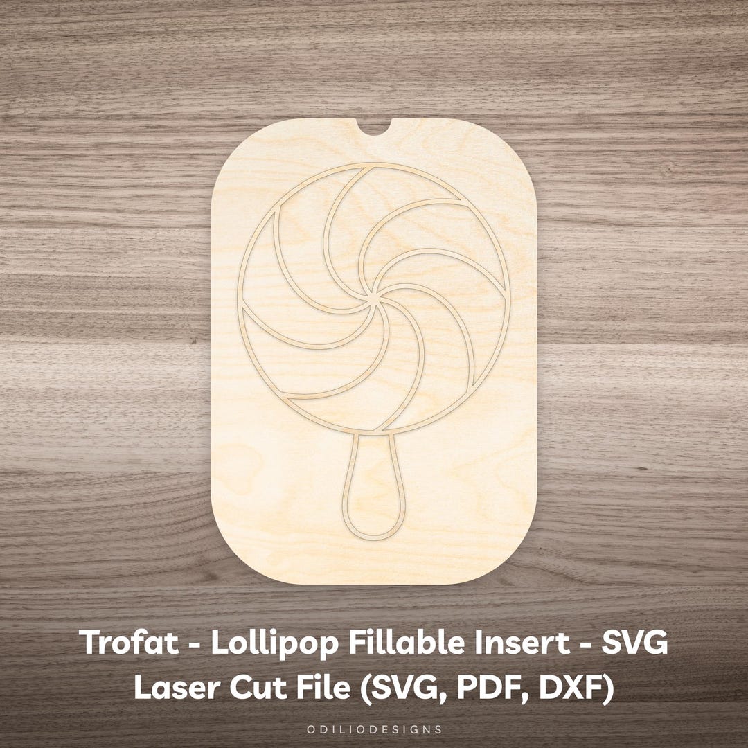 Lollipop Flisat Insert Trofast Bin Lid Laser Cut File SVG DXF PDF for ...