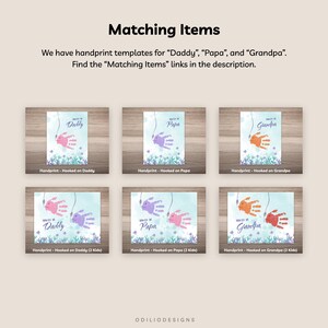 Hooked on Daddy Handprint 2 Kids DIY Father's Day Gift From Baby ...