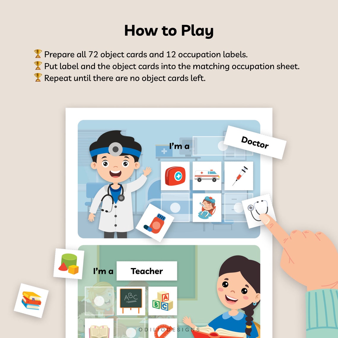 Community Helpers Activity Busy Book Printable Worksheet for - Etsy