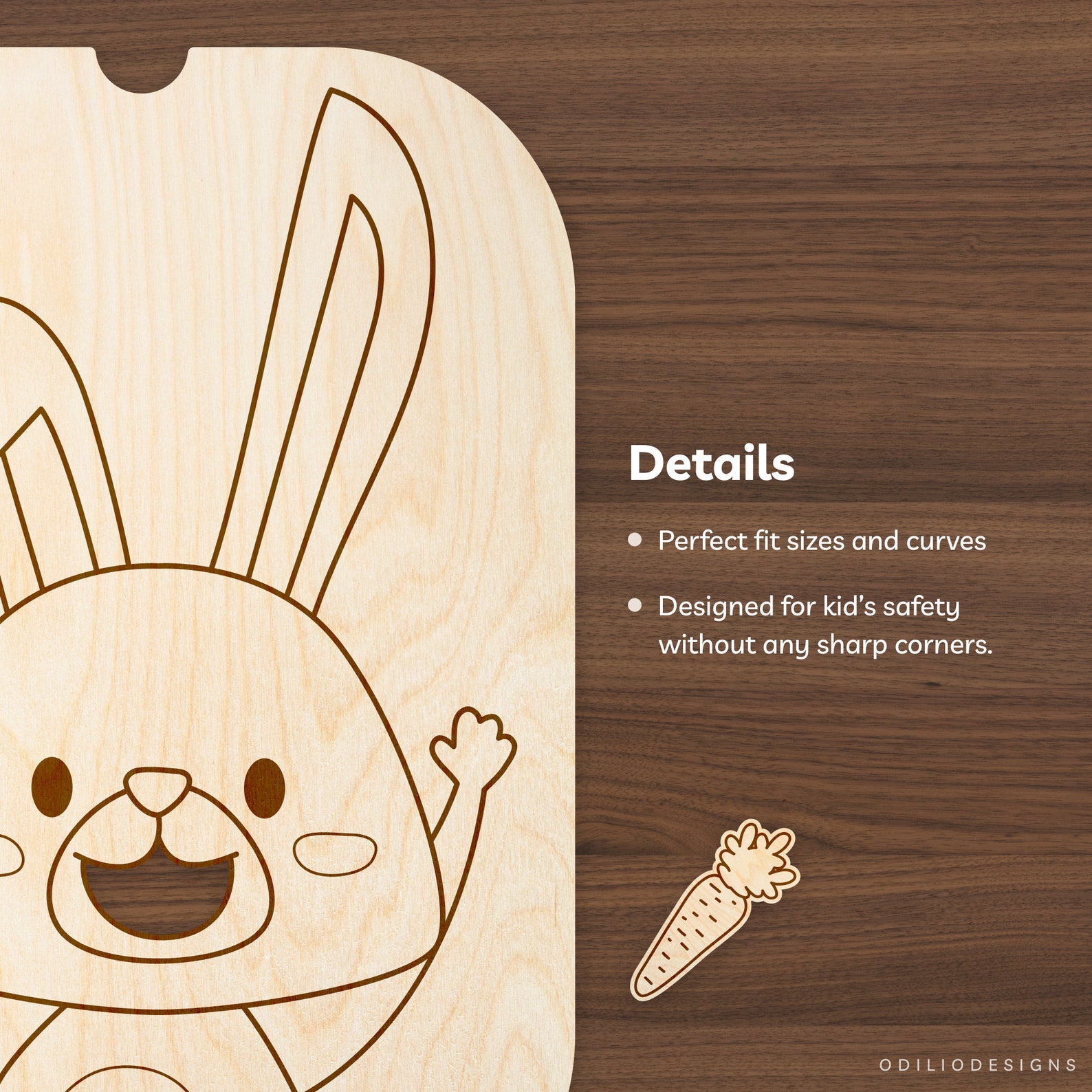 Bunny Flisat Insert SVG Template for Trofast Bin Lid & Flisat Sensory ...