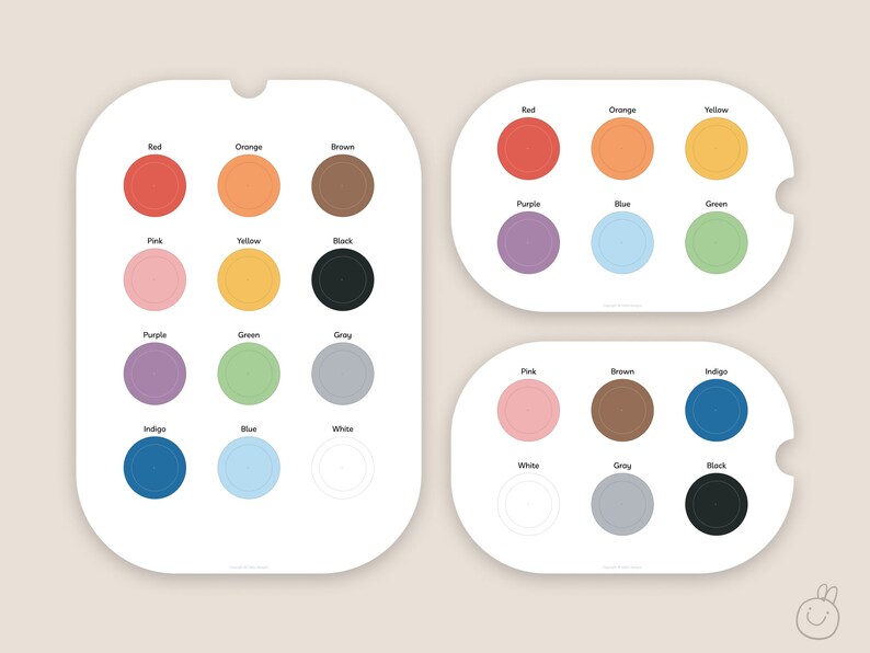 Color Sorting Printable Trofast Insert for Toddler Montessori - Etsy