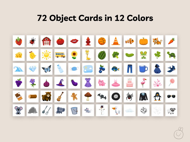 Color Sorting Activity Flisat Trofast Lid Insert Printable - Etsy