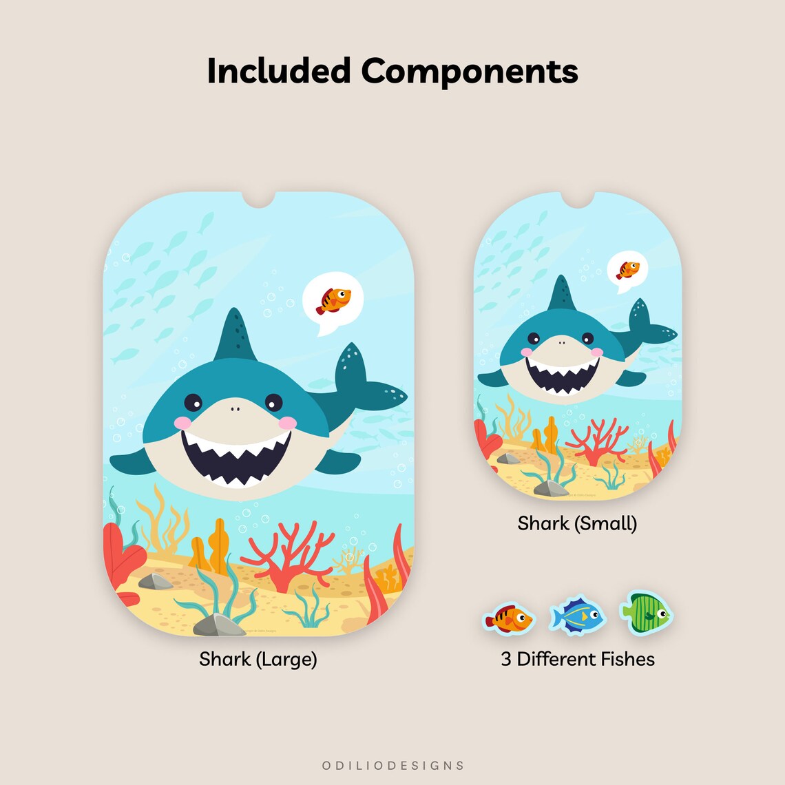 Feeding Shark Flisat Insert Printable Trofast Bin Lid With Feed Shark ...