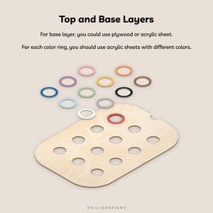 Flisat Insert Color Sort Trofast Bin Lid SVG Laser Cut File Digital ...